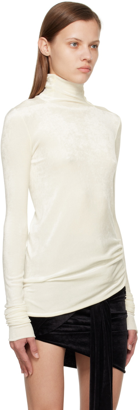 Rick Owens Lilies Off-White Lina Turtleneck Rick Owens Lilies