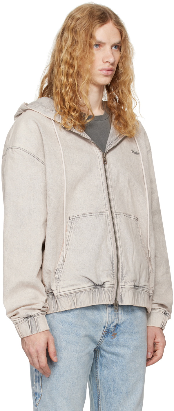 Ksubi Gray Pluto Denim Jacket Ksubi