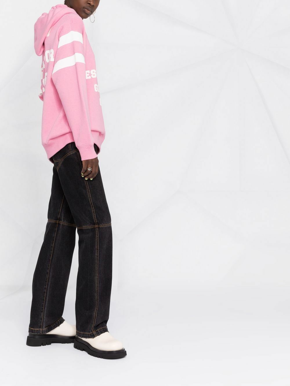 GUCCI - Logo Cotton Hoodie Gucci