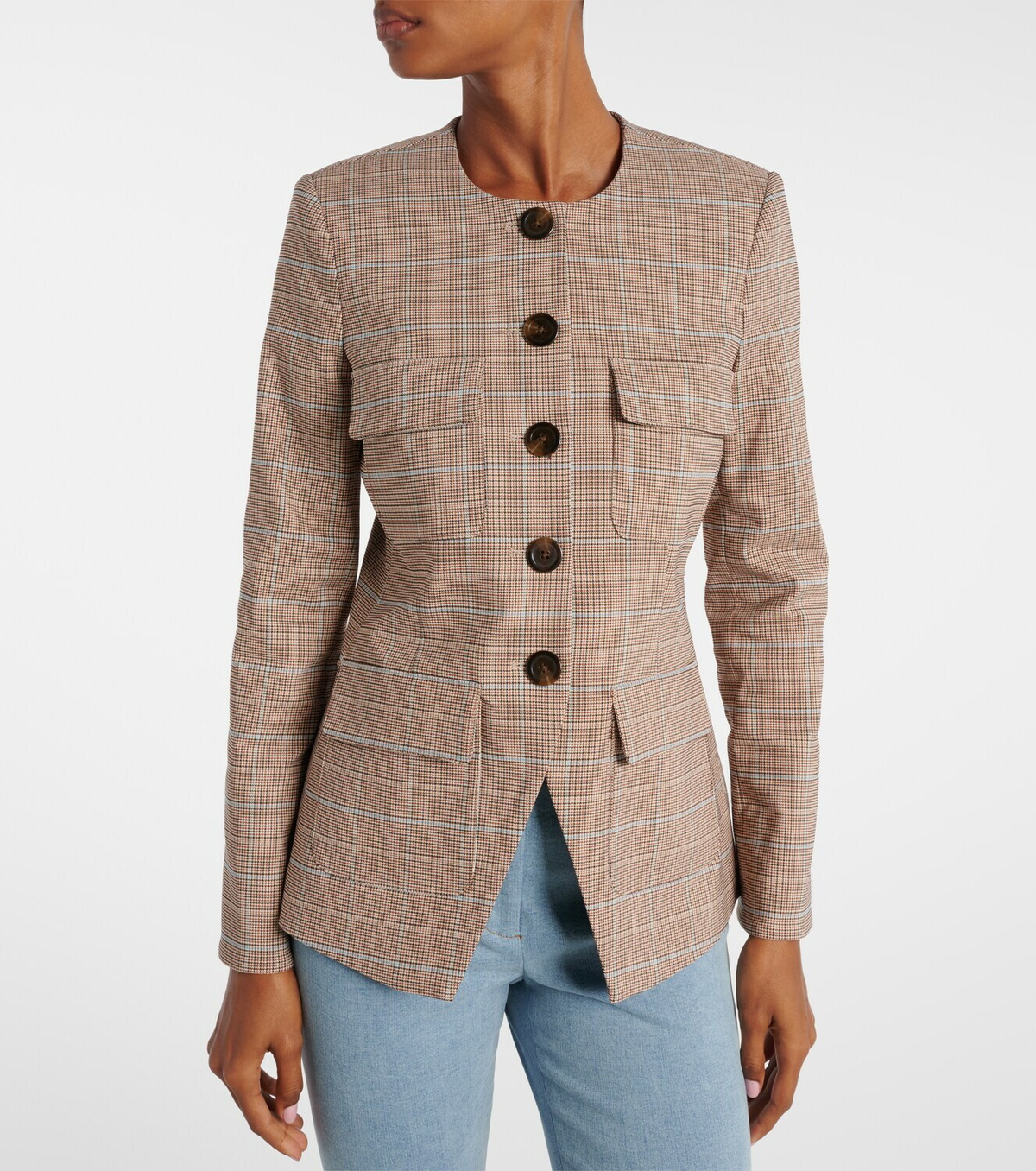 Veronica Beard Plaid Blazer