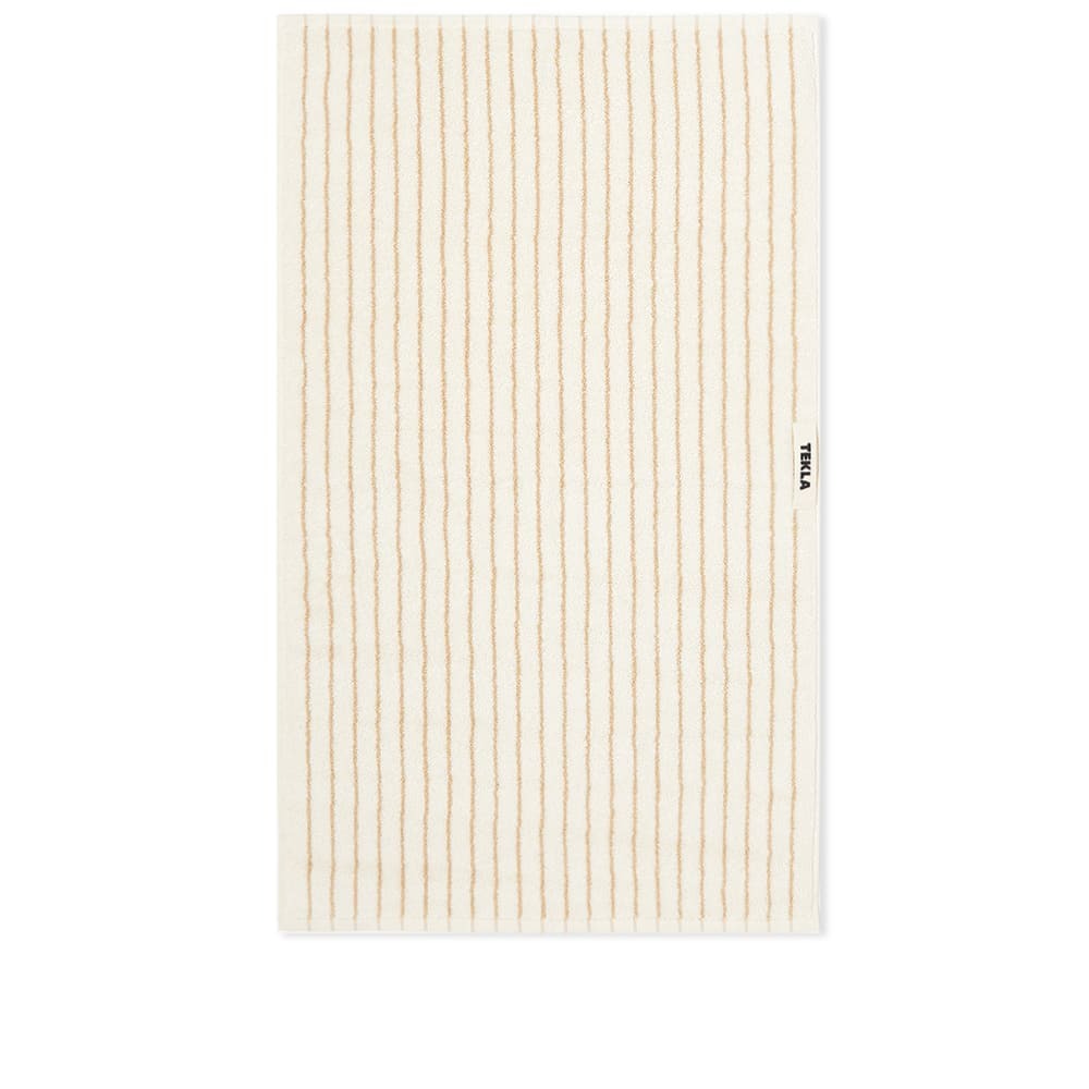 Tekla Fabrics Organic Terry Hand Towel in Sienna Stripes Tekla Fabrics
