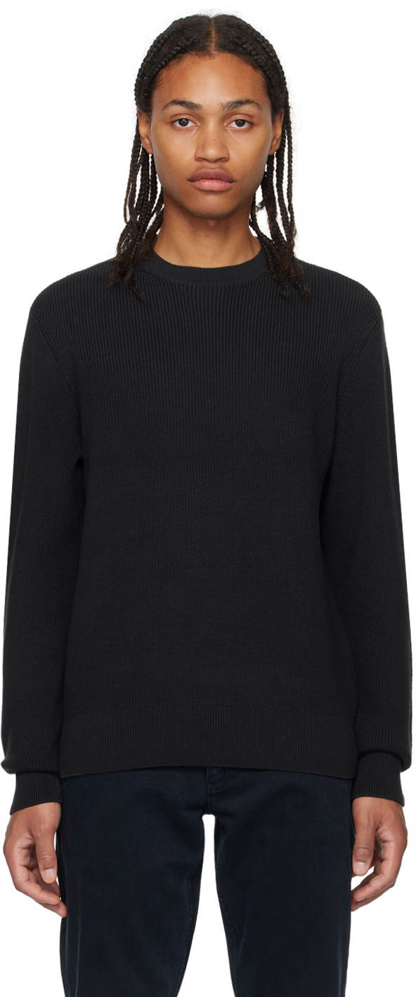 rag & bone Black Dexter Sweater Rag and Bone