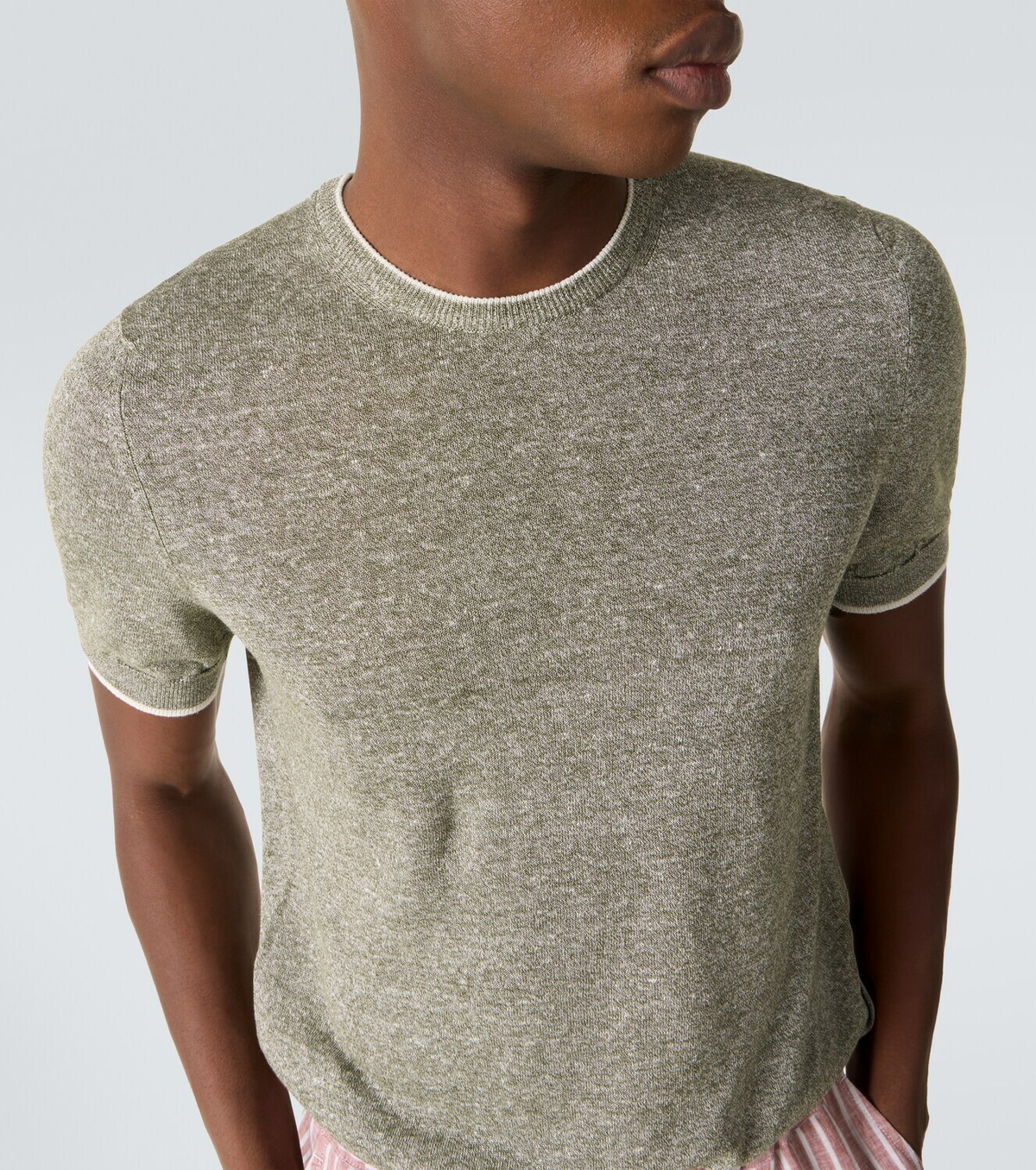 Fedeli Linen and cotton sweater Fedeli