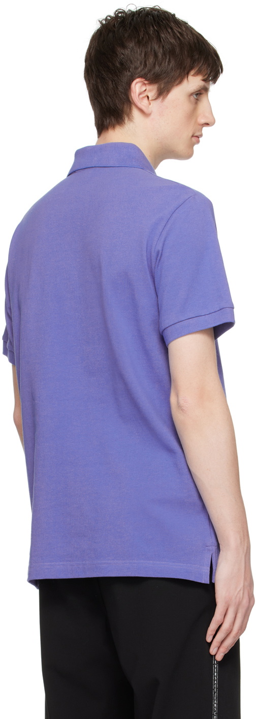 Versace Jeans Couture Blue V-Emblem Polo Versace