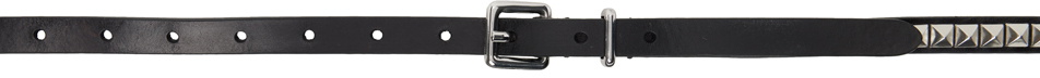 MM6 Maison Margiela Black Studded Belt MM6 Maison Margiela