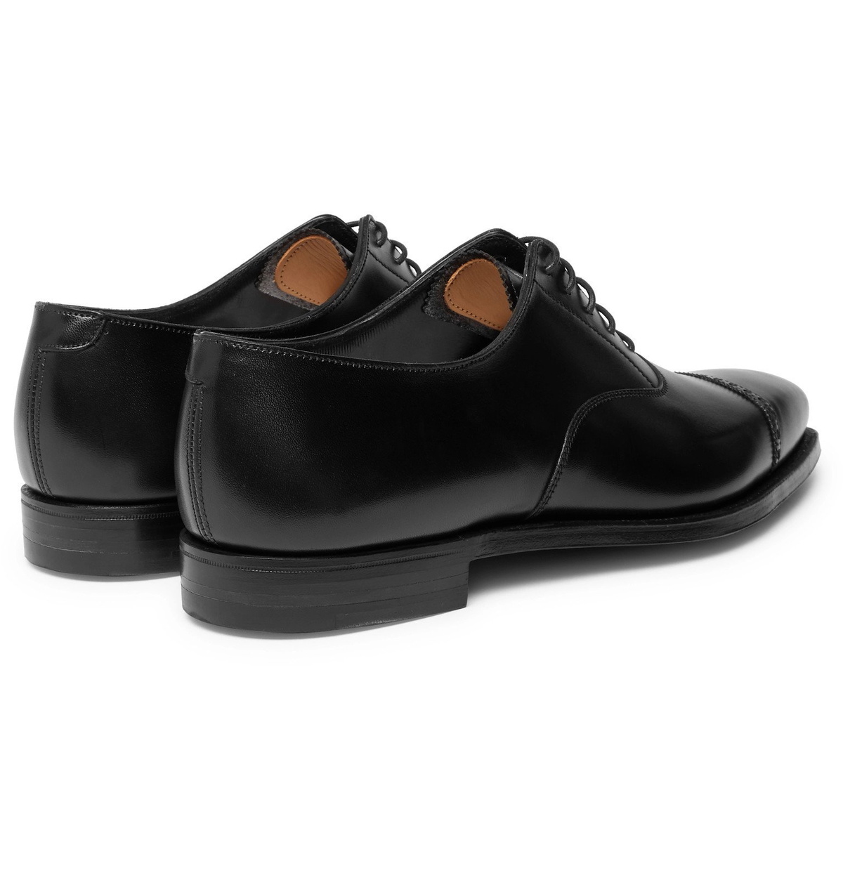 George Cleverley - Charles Cap-Toe Full-Grain Leather Oxford Shoes ...