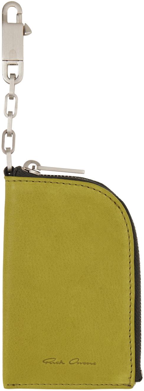 Rick Owens Yellow Hook Wallet Rick Owens
