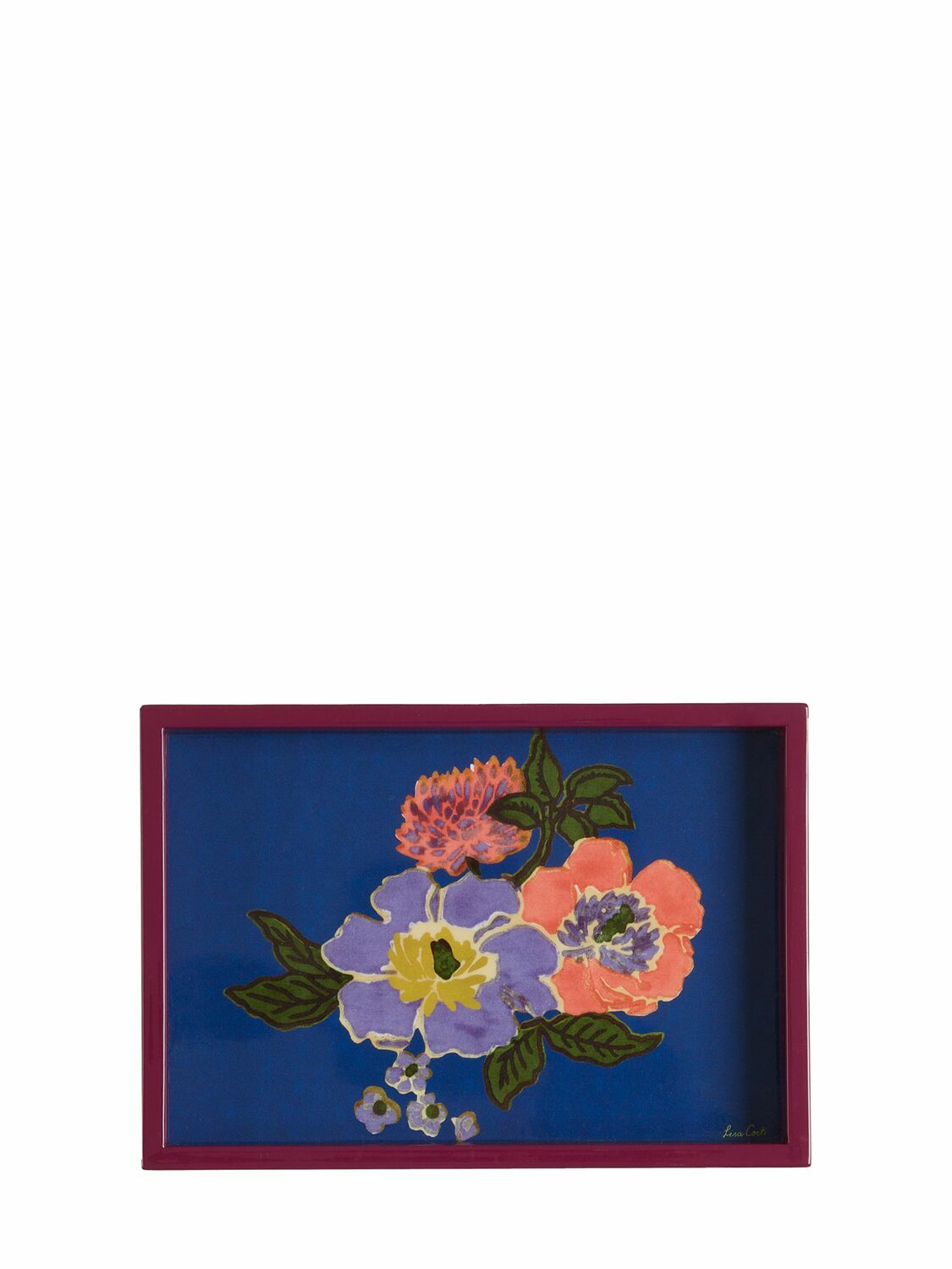 LISA CORTI Dandelion Mini Lacquered Tray Lisa Corti