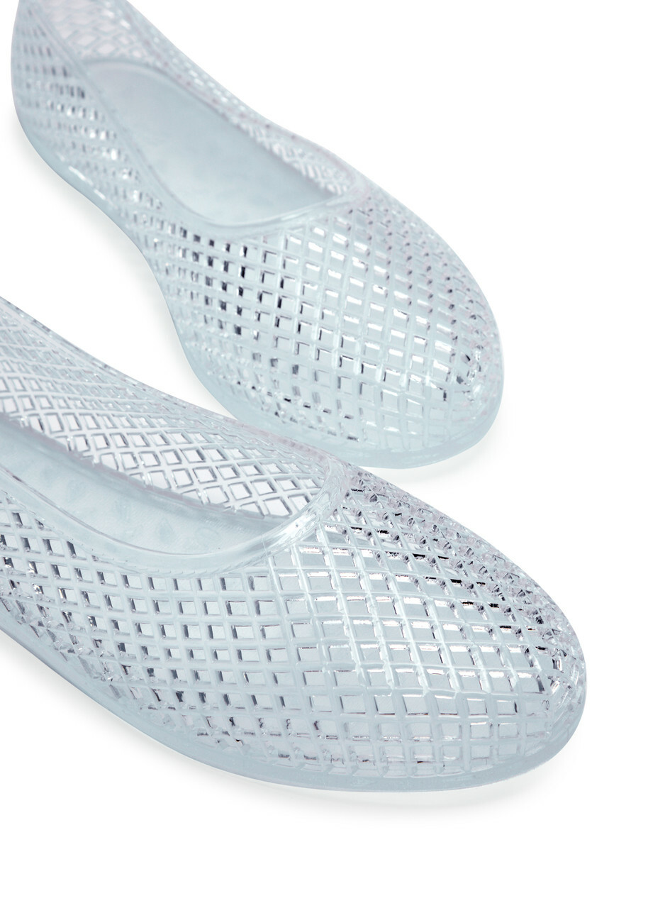 Ancient Greek Sandals Iro Rubber Ballet Flats Crystal Ancient Greek Sandals