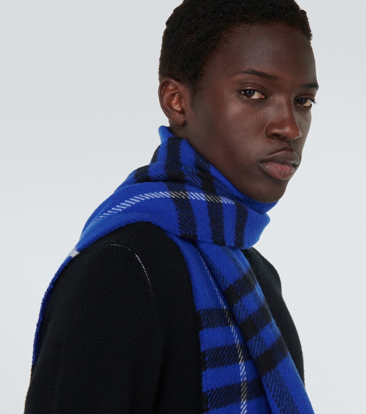 Burberry Burberry Check wool and cashmere scarf Burberry