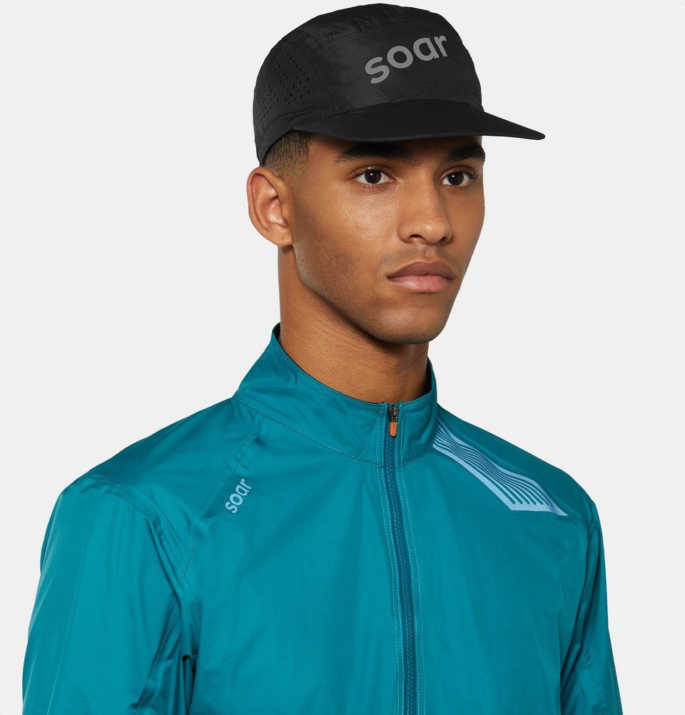 Soar Running - Logo-Print Shell Cap - Black Soar Running