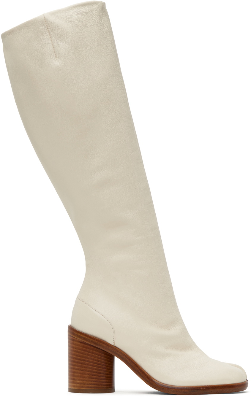Maison Margiela White Tabi Boots Maison Margiela