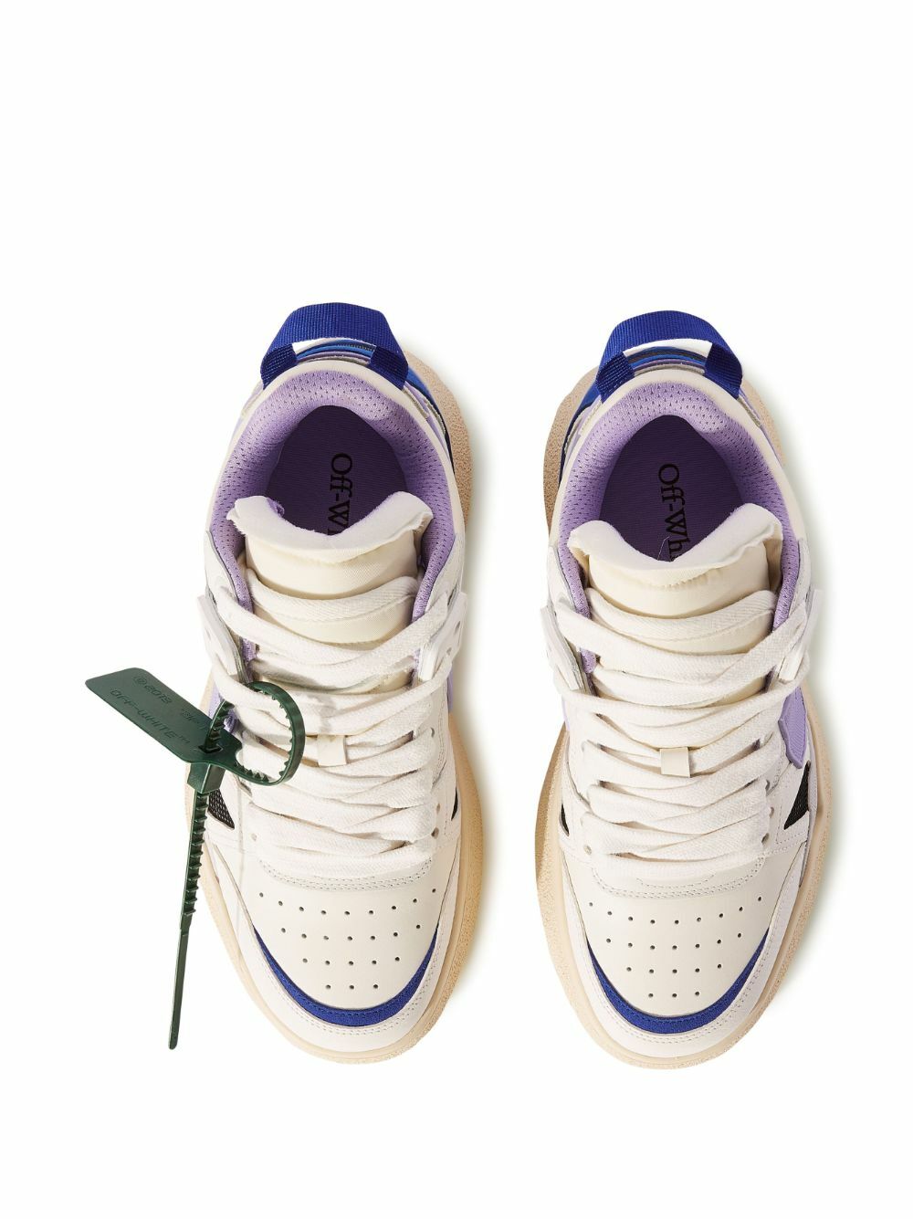 OFF-WHITE - Mid Top Sponge Sneakers Off-White