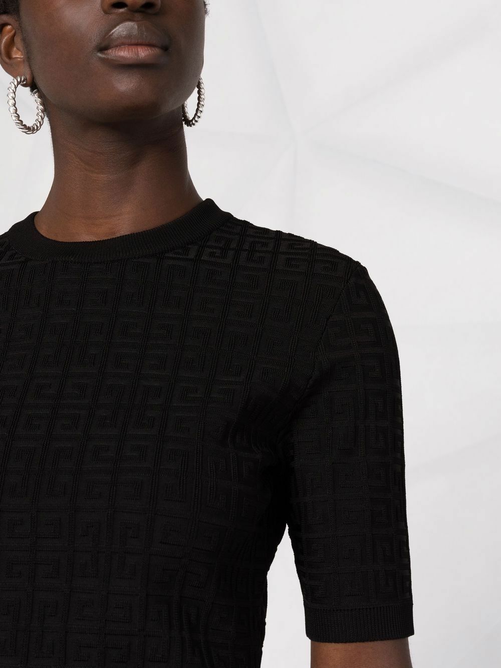 GIVENCHY - Allover Logo Knitted Top Givenchy