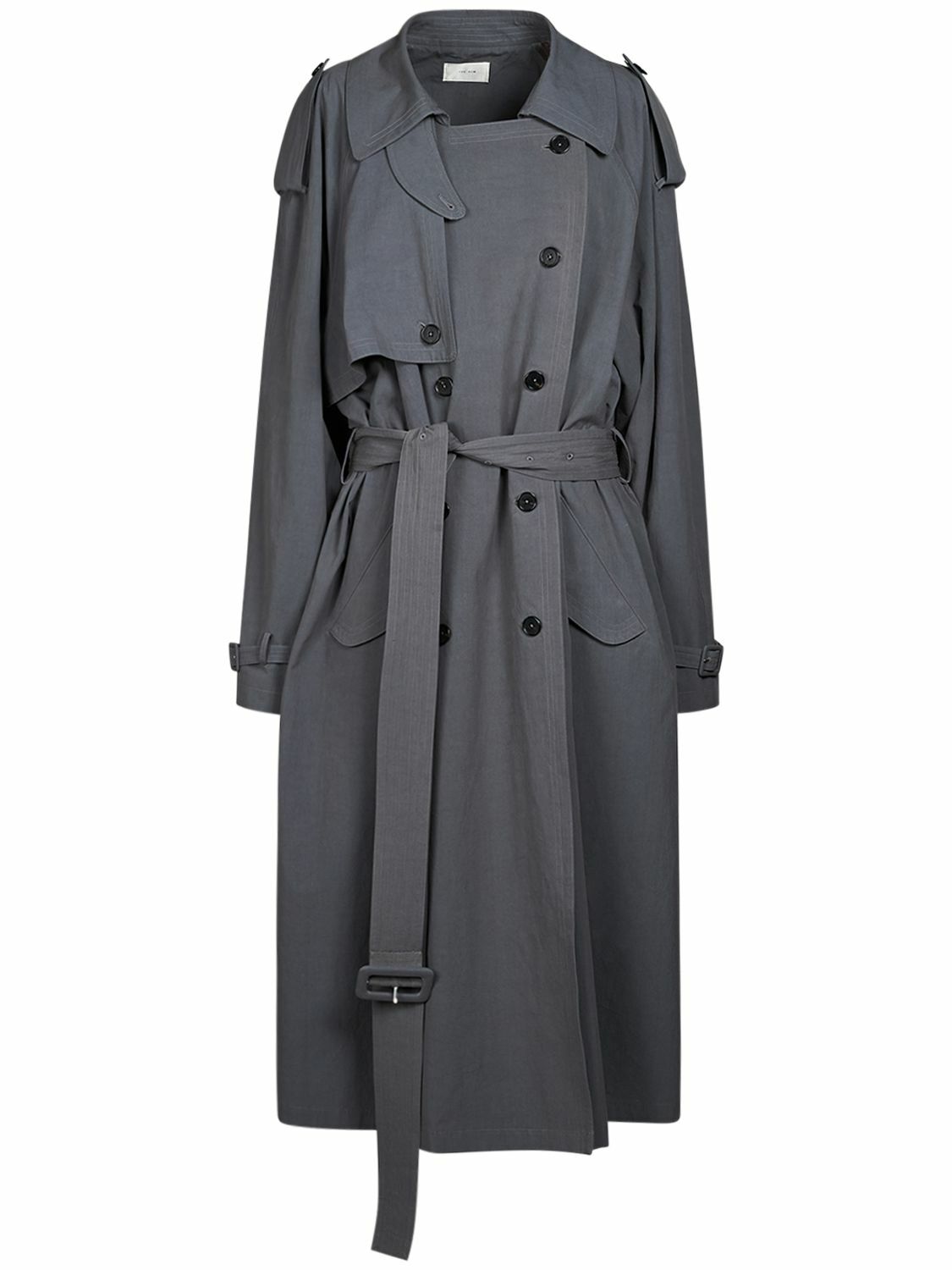 THE ROW - Avio Washed Cotton Poplin Trench Coat The Row
