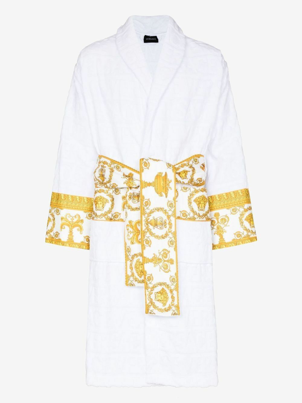 Versace Logo Cotton Robe Versace