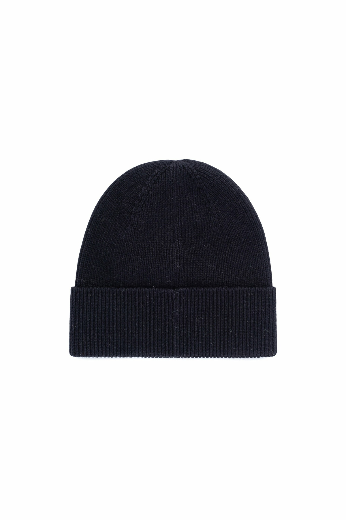 Diesel Ribbed beanie with D embroidery - Knit caps - Unisex - Black Diesel