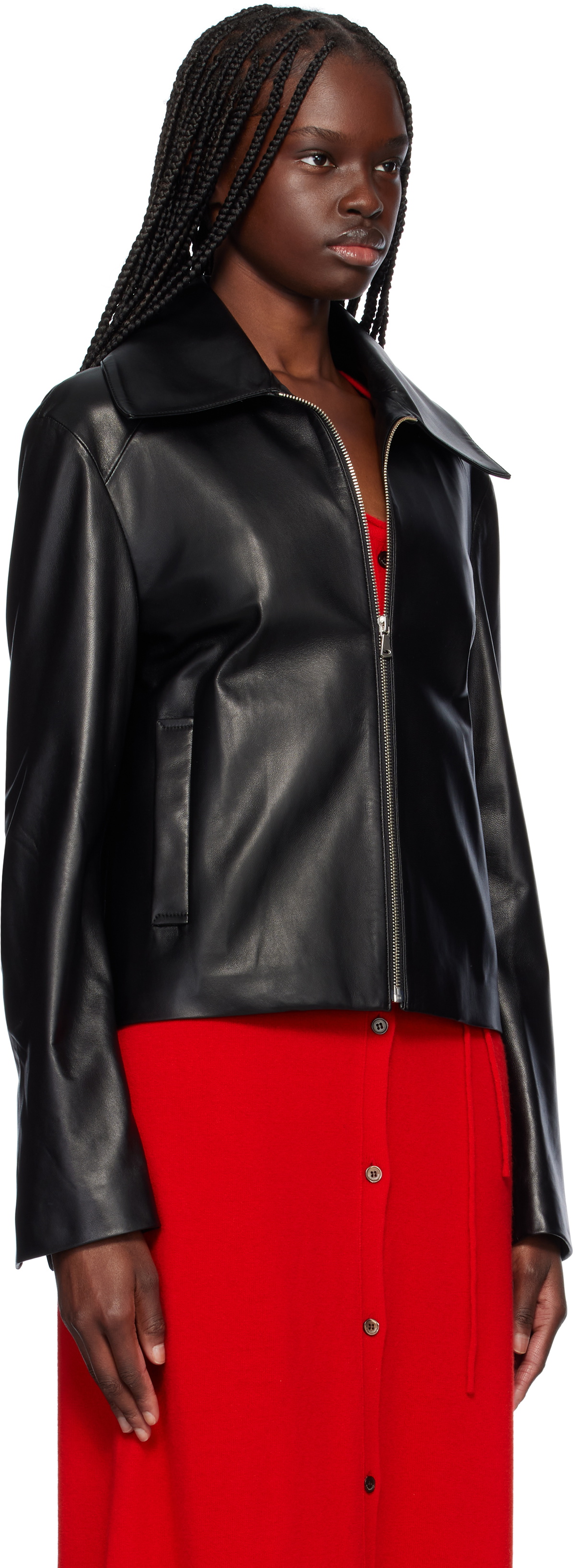 Nour Hammour Leather Jacket