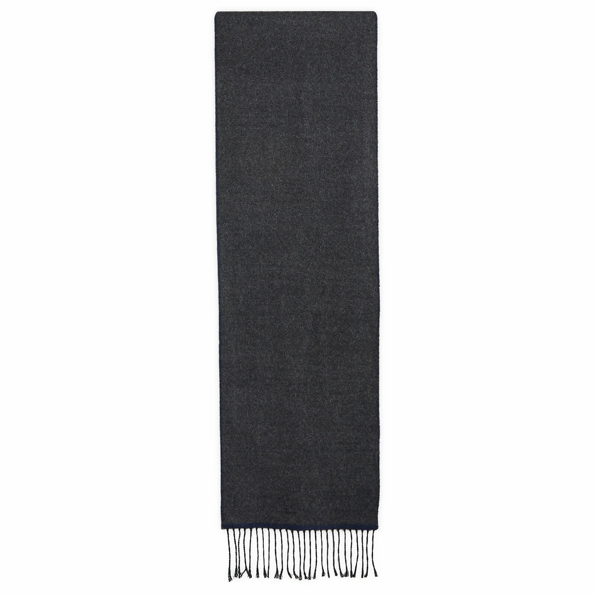 Universal Works Men's Double Sided Scarf in Navy/Grey Universal Works