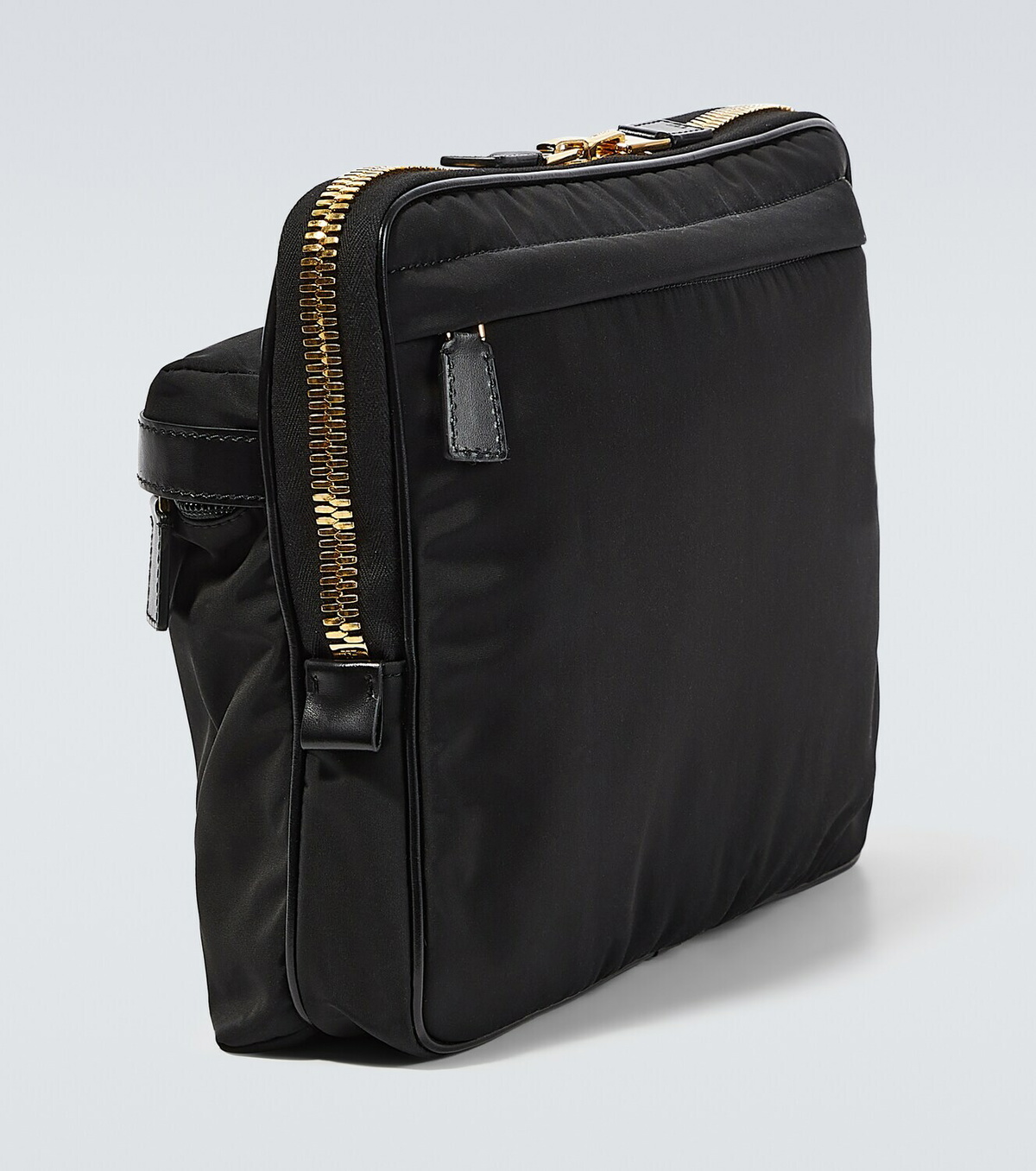 Tom Ford Utility leather-trimmed pouch TOM FORD