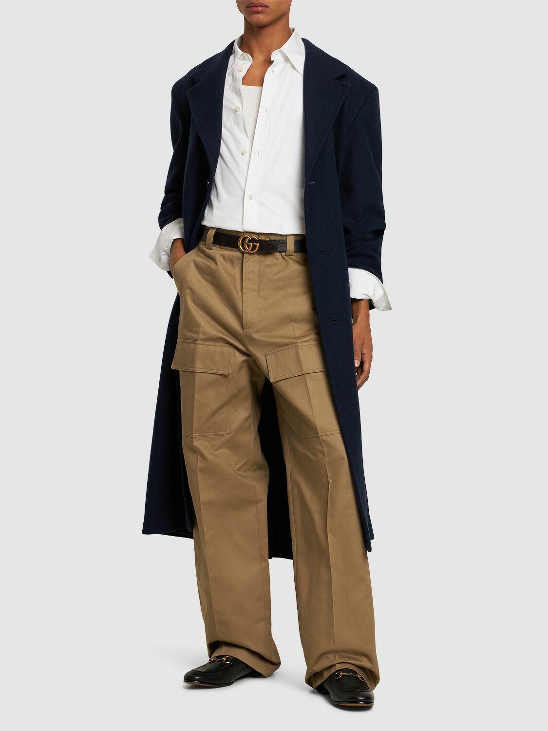 GUCCI - Military Cotton Drill Cargo Pants Gucci