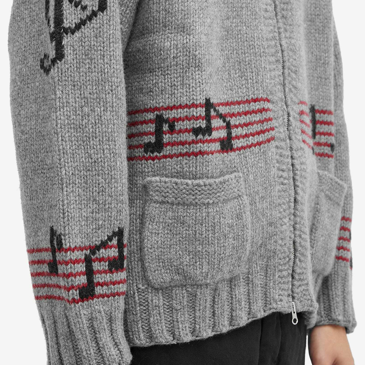 YMC Men's Cowichan Cardigan in Grey YMC