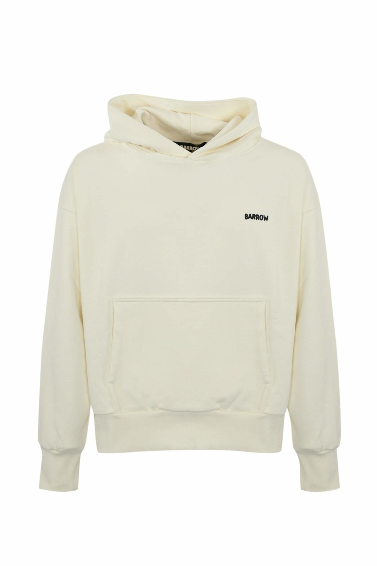 Barrow Cotton Hoodie With Teddy Print Barrow