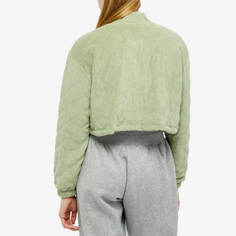 Nike Women's Terry Quilted Jacket in Oil Green/Cargo Khaki Nike