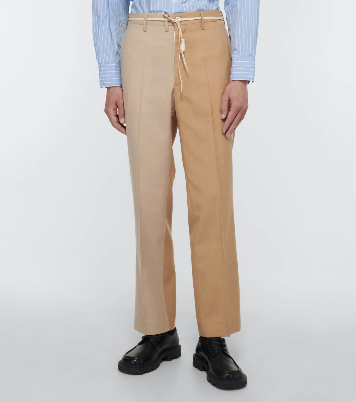 Marni - Colorblocked wool pants Marni