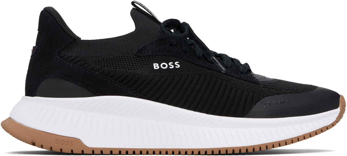 BOSS Black & White TTNM EVO Knitted Sneakers BOSS