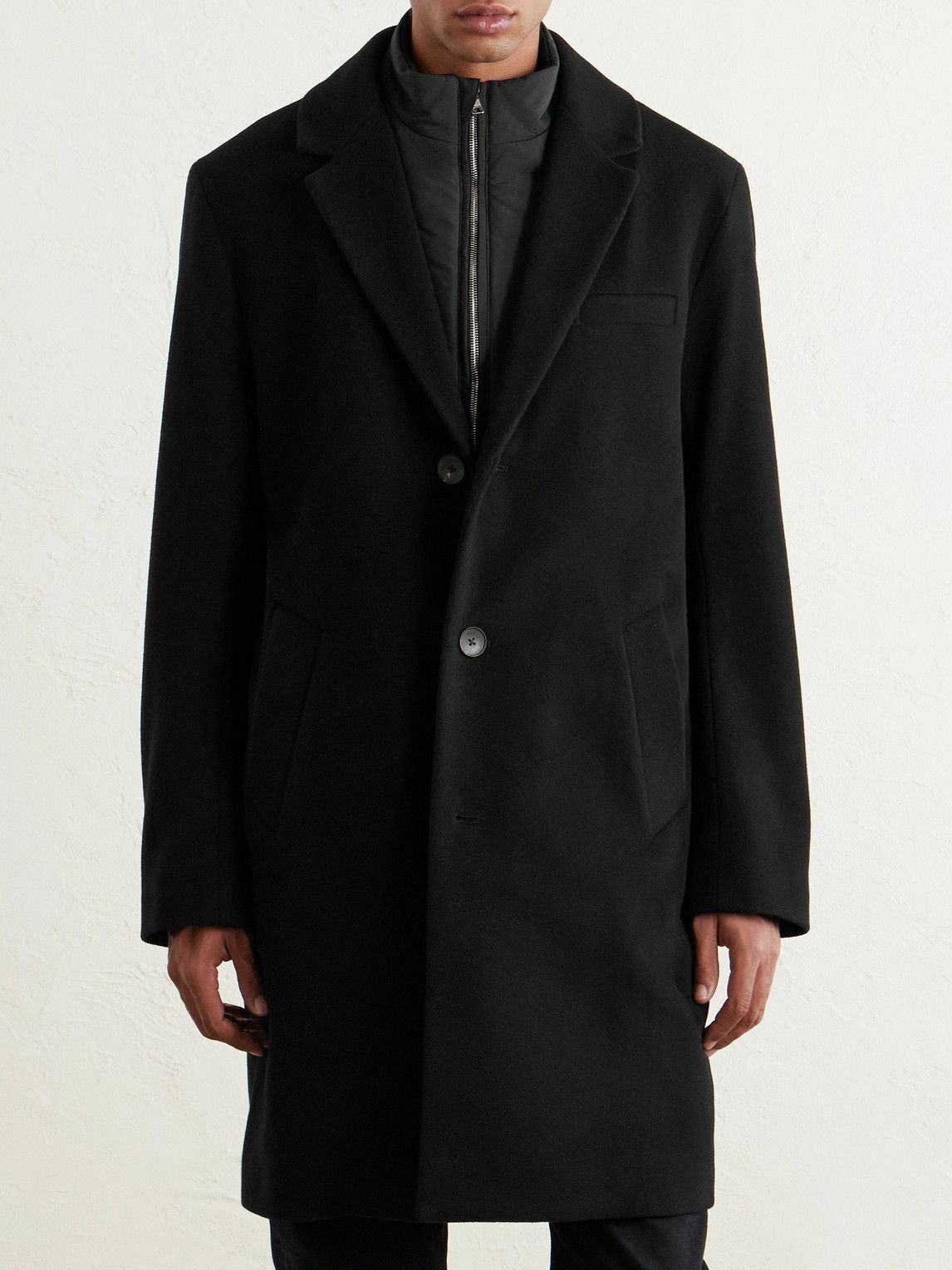 Mr P. - Shell-Lined Wool-Blend Jacket - Black Mr P.