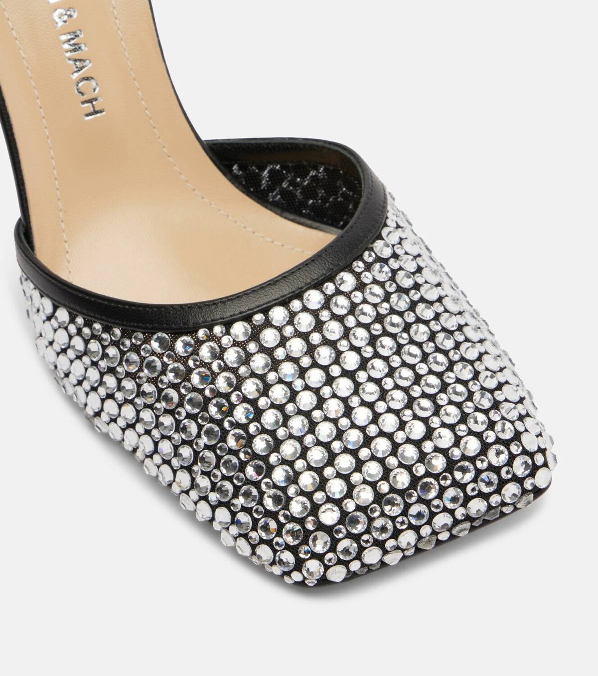 Mach & Mach Puffy Heart Ring 95 leather pumps MACH & MACH