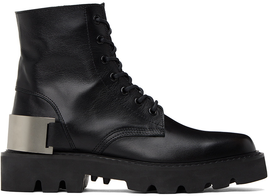 System Black Logo Plaque Boots System