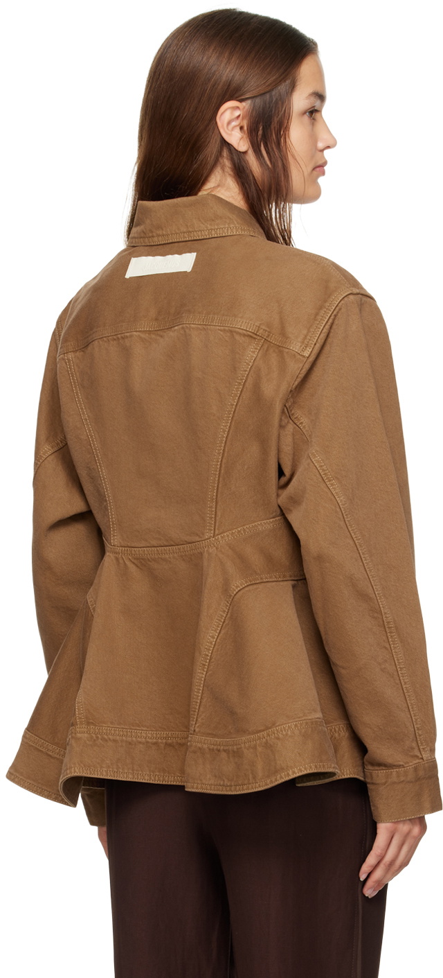 Jacquemus Tan Le Chouchou 'La Veste de Nîmes Caraco' Jacket Jacquemus