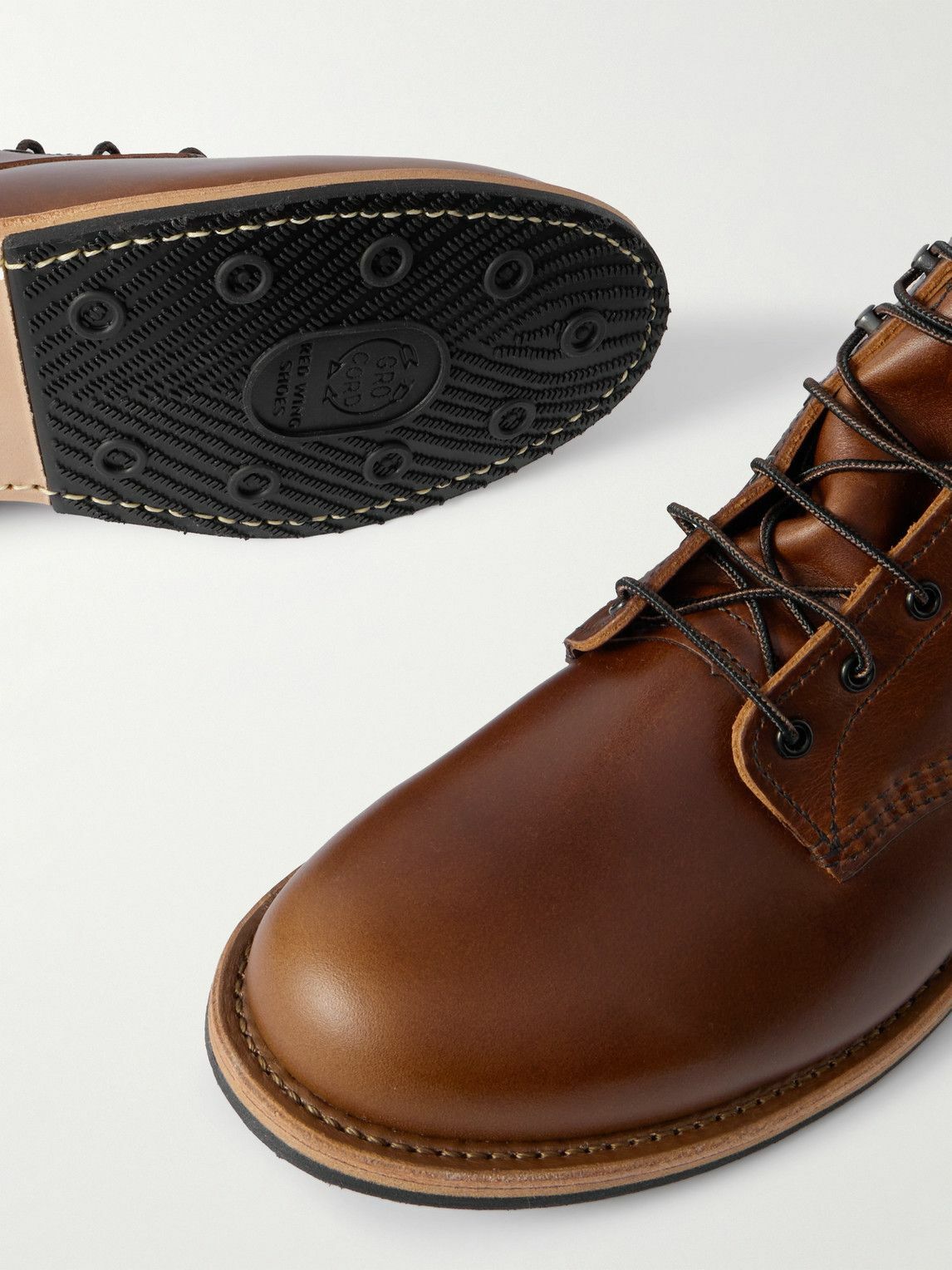 Red Wing Shoes - Beckman Excalibur Leather Boots - Brown Red Wing Shoes