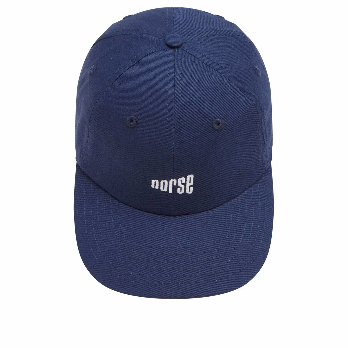 Norse Projects Men's NORSE Twill Cap in Workwear Blue Norse Projects