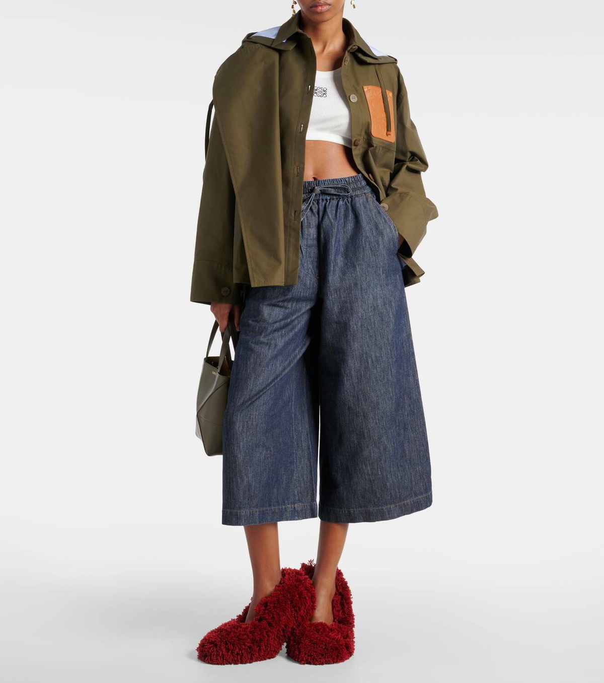 Loewe High-rise wide-leg jeans Loewe