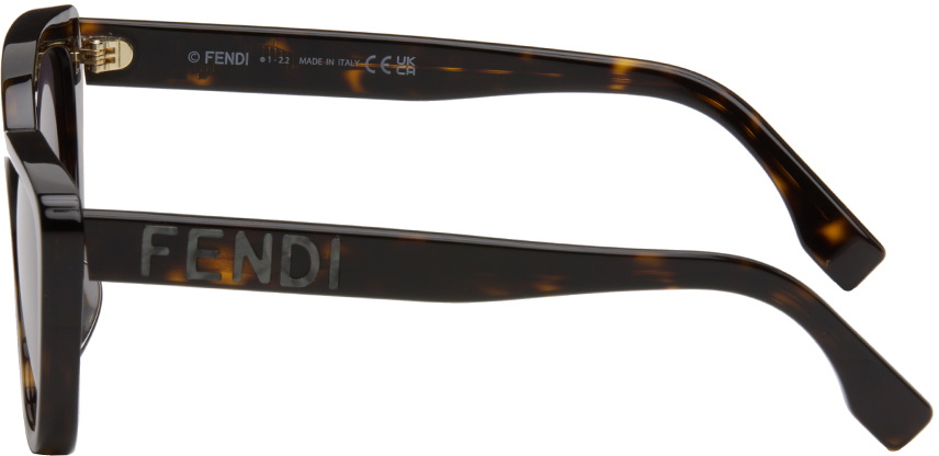 Fendi Tortoiseshell Cat-Eye Sunglasses Fendi
