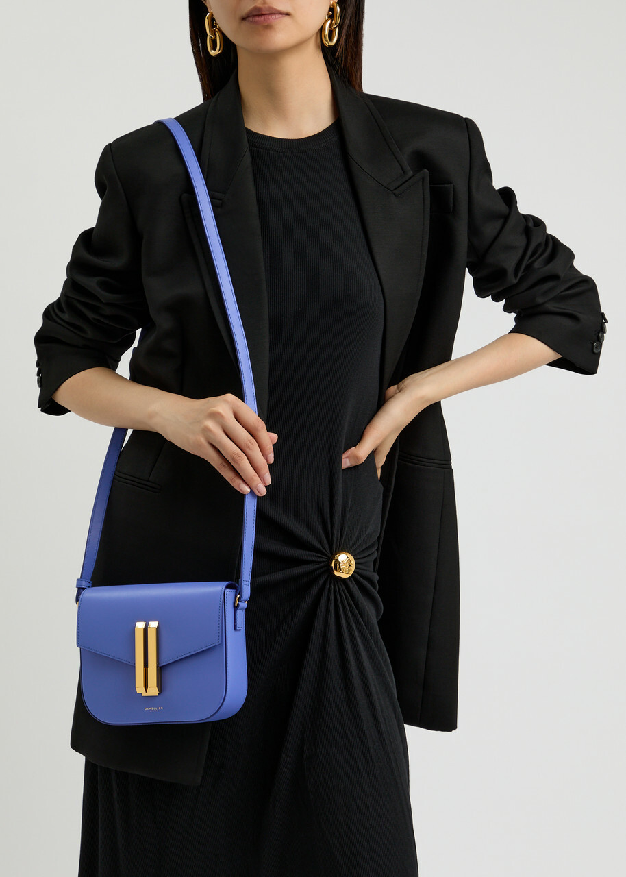 Demellier Vancouver Small Leather Cross-body bag - Blue - One Size ...