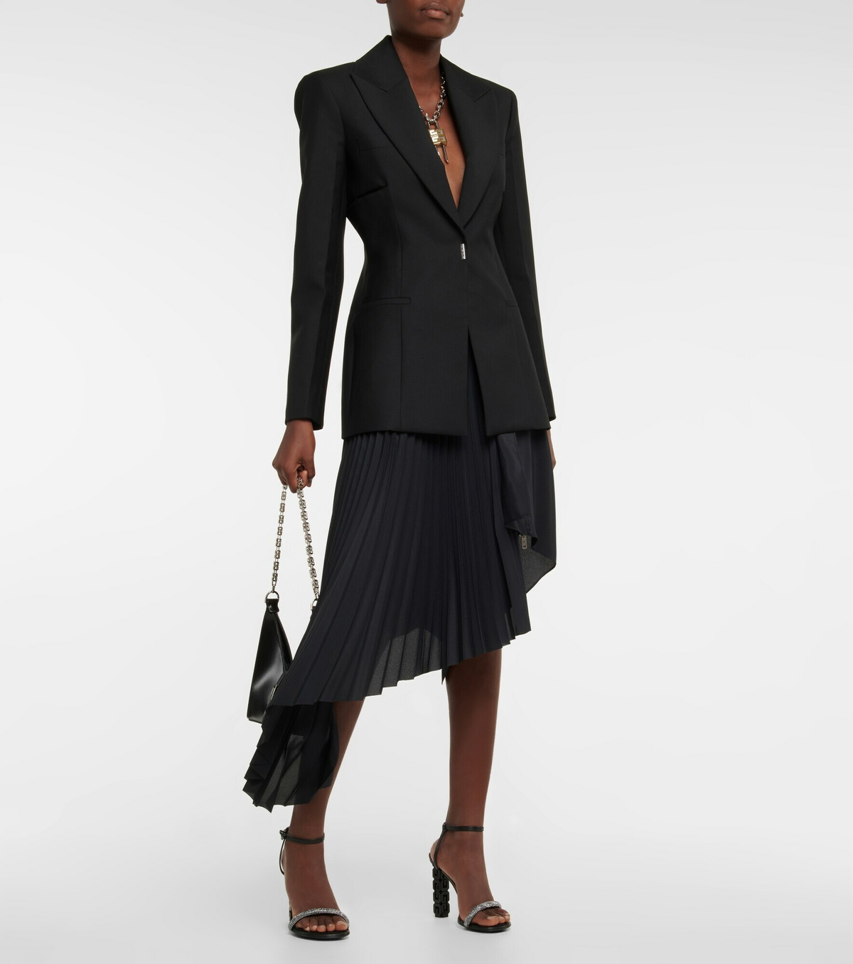 Givenchy - G Cube embellished leather sandals Givenchy