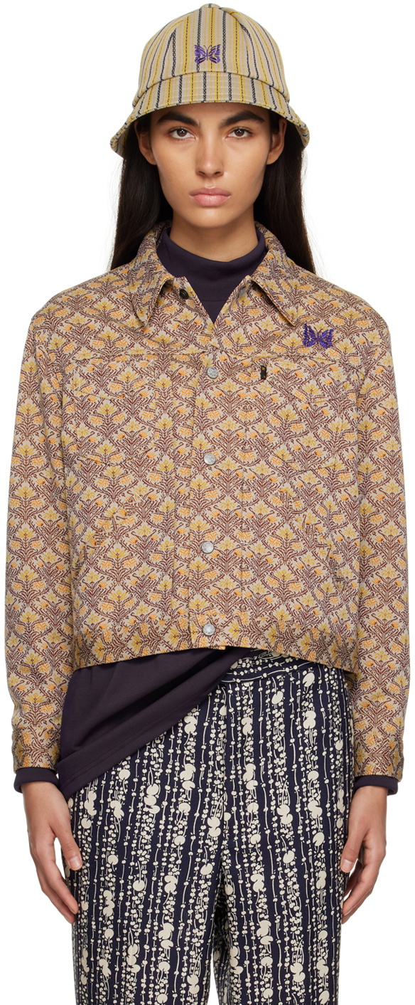 NEEDLES Multicolor Graphic Denim Jacket Needles