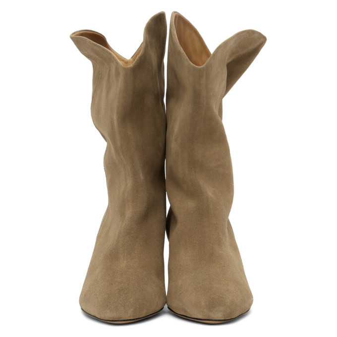Isabel Marant Taupe Dernee Boots Isabel Marant