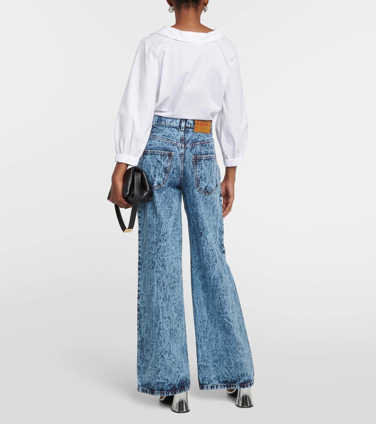 Marni High-rise wide-leg jeans Marni