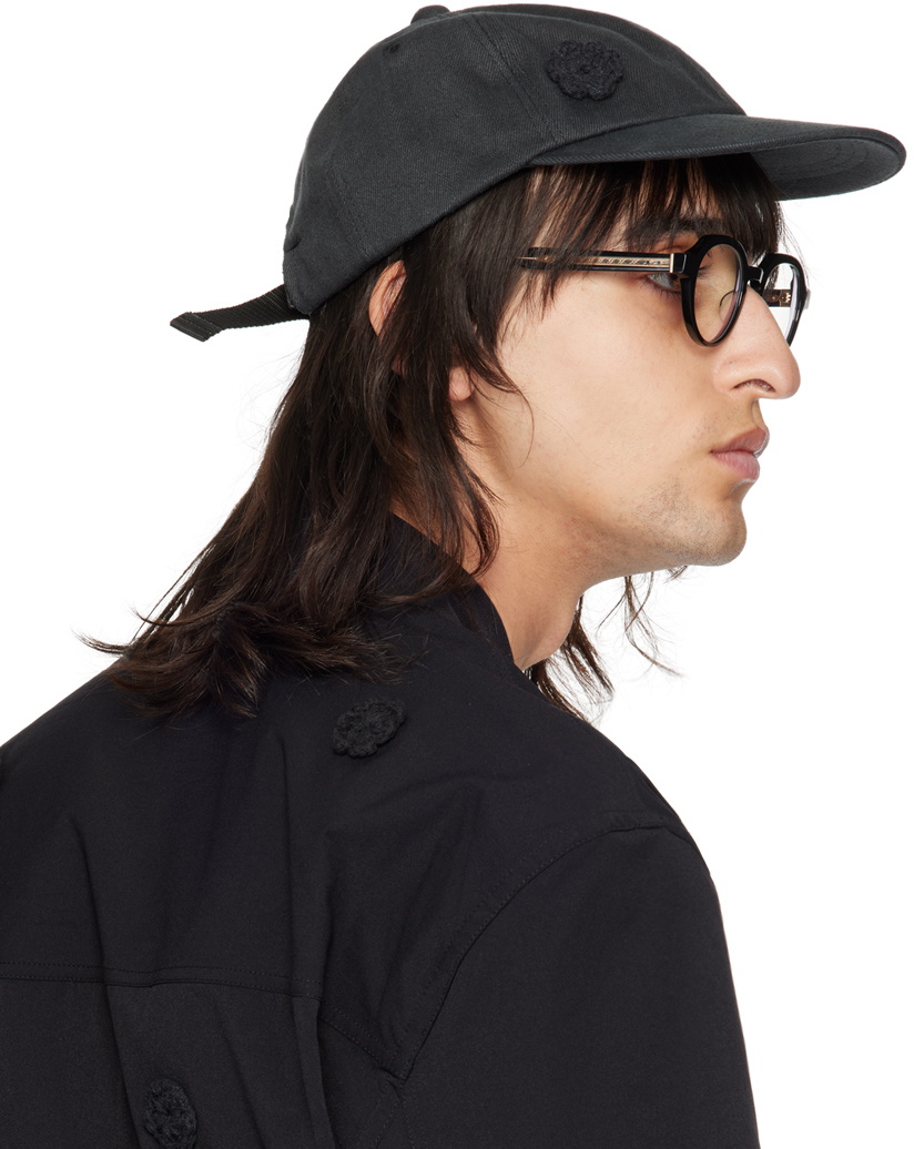 Song for the Mute Black 'Daisy' Baseball Cap Song for the Mute