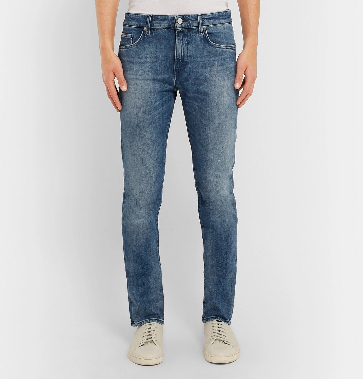 Hugo Boss - Slim-Fit Denim Jeans - Blue Hugo Boss