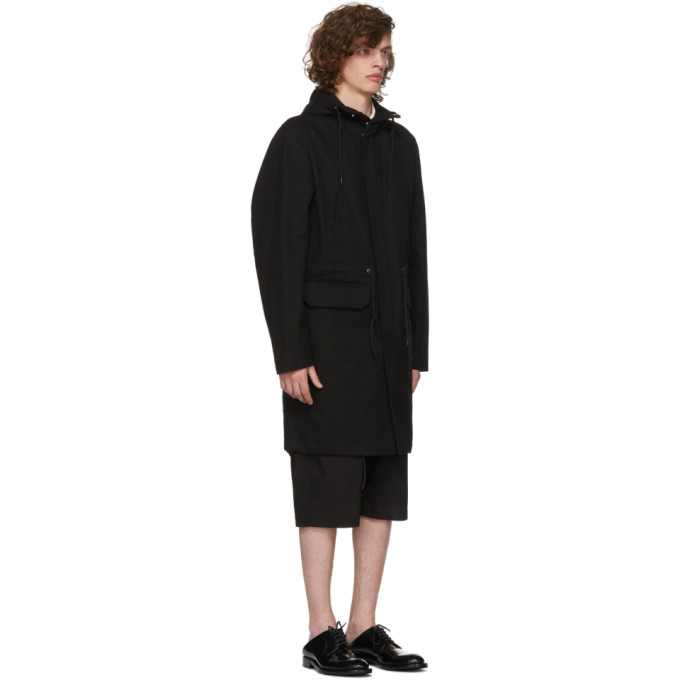Raf Simons Black Replicants Parka Raf Simons
