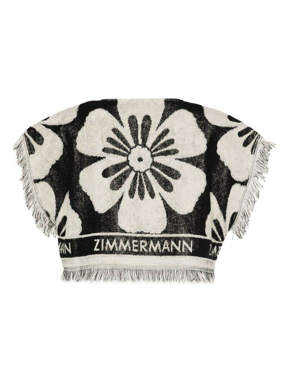 ZIMMERMANN - Logo Towelling Cropped Top Zimmermann