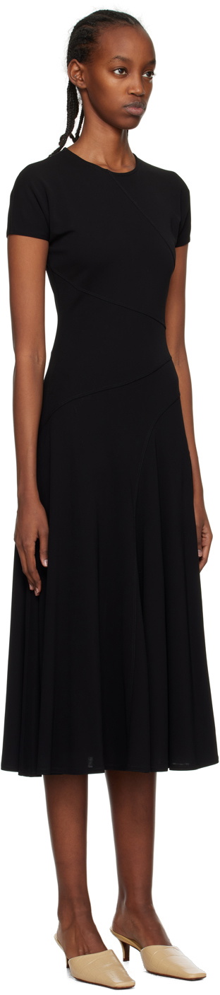 Max Mara Black Steppa Midi Dress Max Mara
