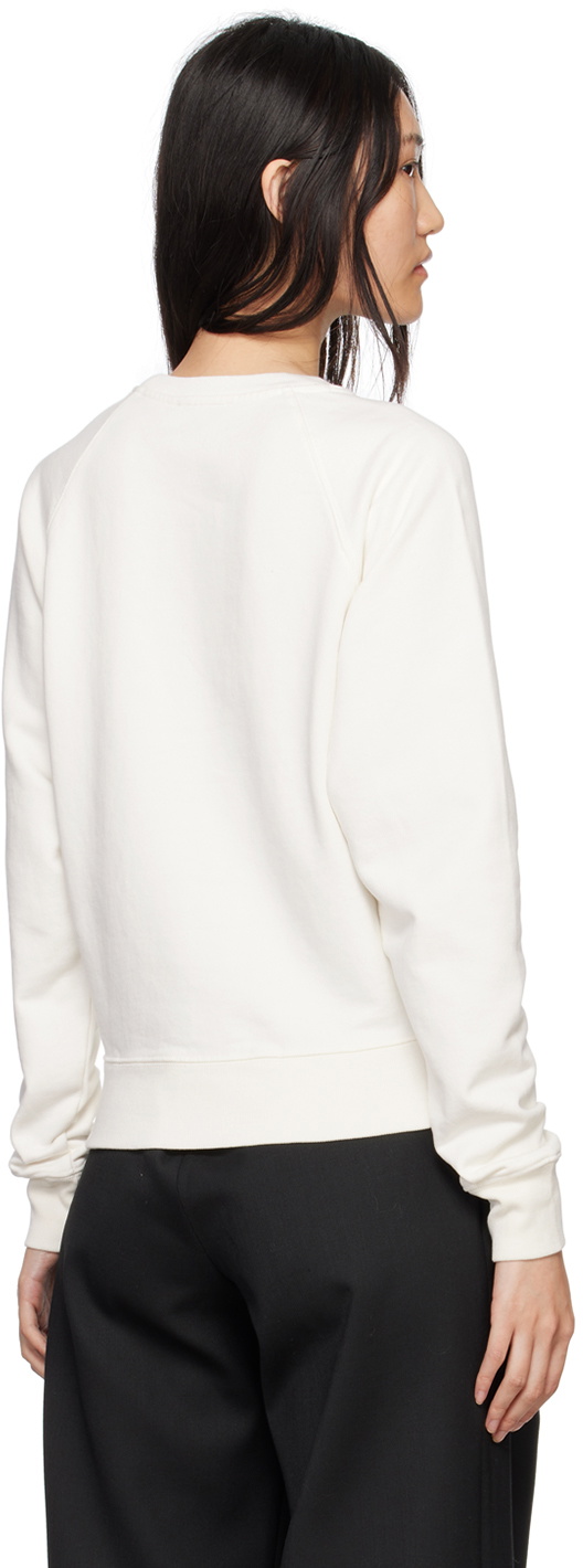 Maison Kitsuné Off-White Fox Head Adjusted Sweatshirt Maison Kitsune