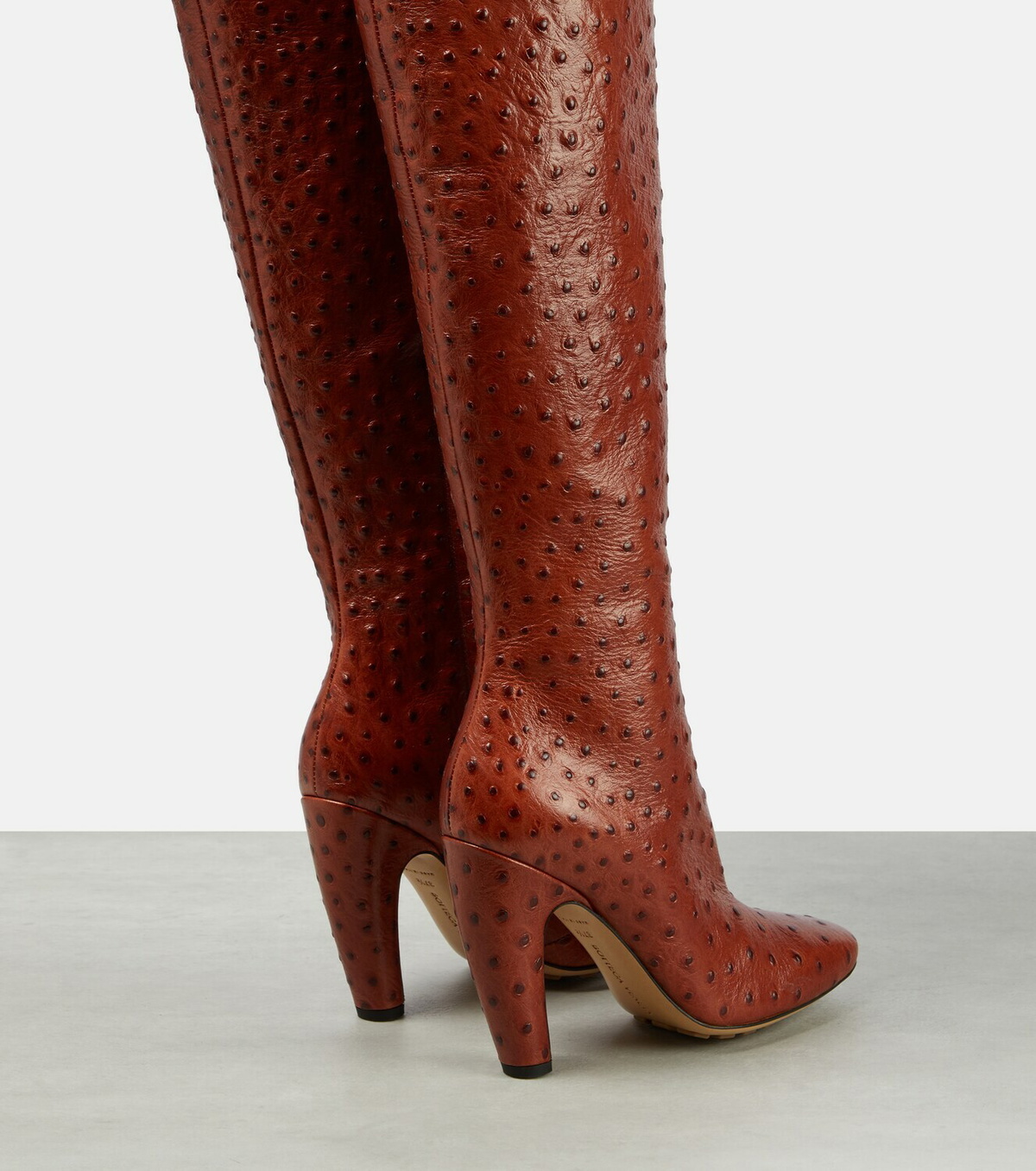 Bottega Veneta Canalazzo leather over-the-knee boots Bottega Veneta